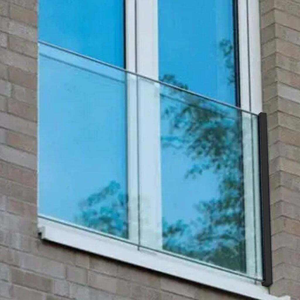 Juliet Balcony & Top Mount System (White, Grey OR Black) | The Glass ...