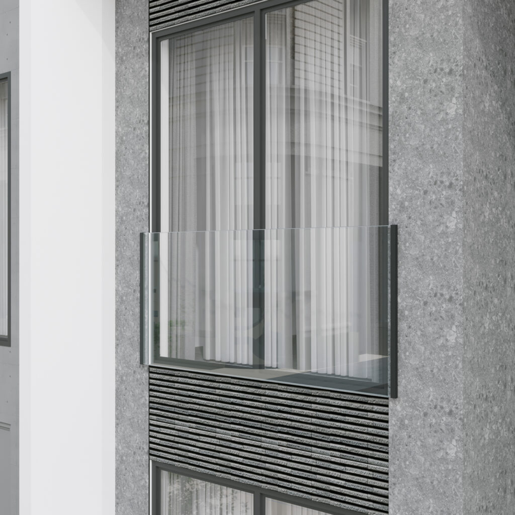 Juliet Balcony & Top Mount System (White, Grey OR Black) | The Glass ...