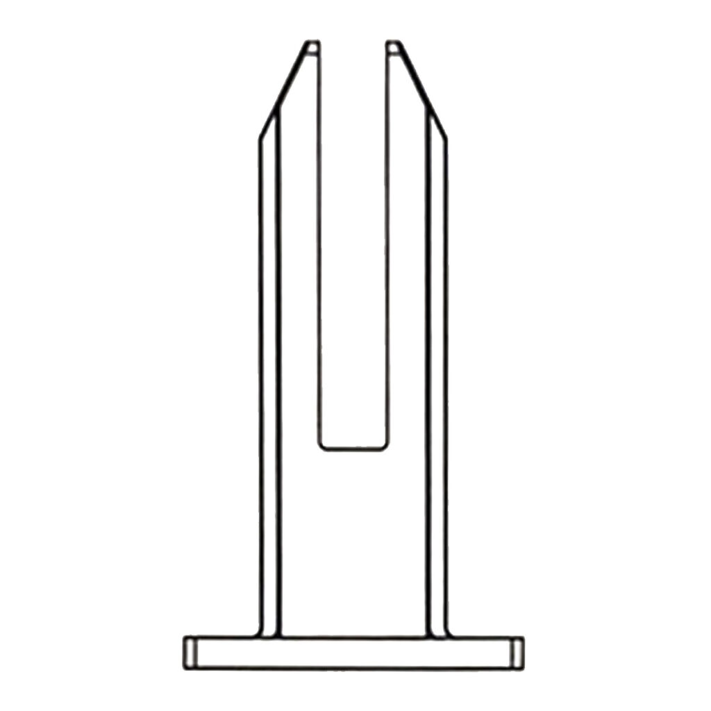 Square Floor Mounted Spigot For Glass Balustrades | The Glass Warehouse