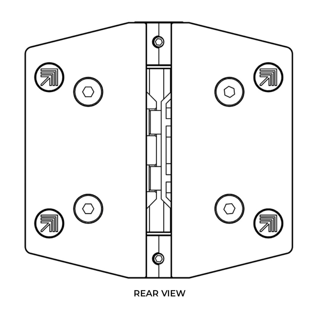 Glass-to-Glass Balustrade Gate Hinges | Up to 21mm Glass | The Glass ...